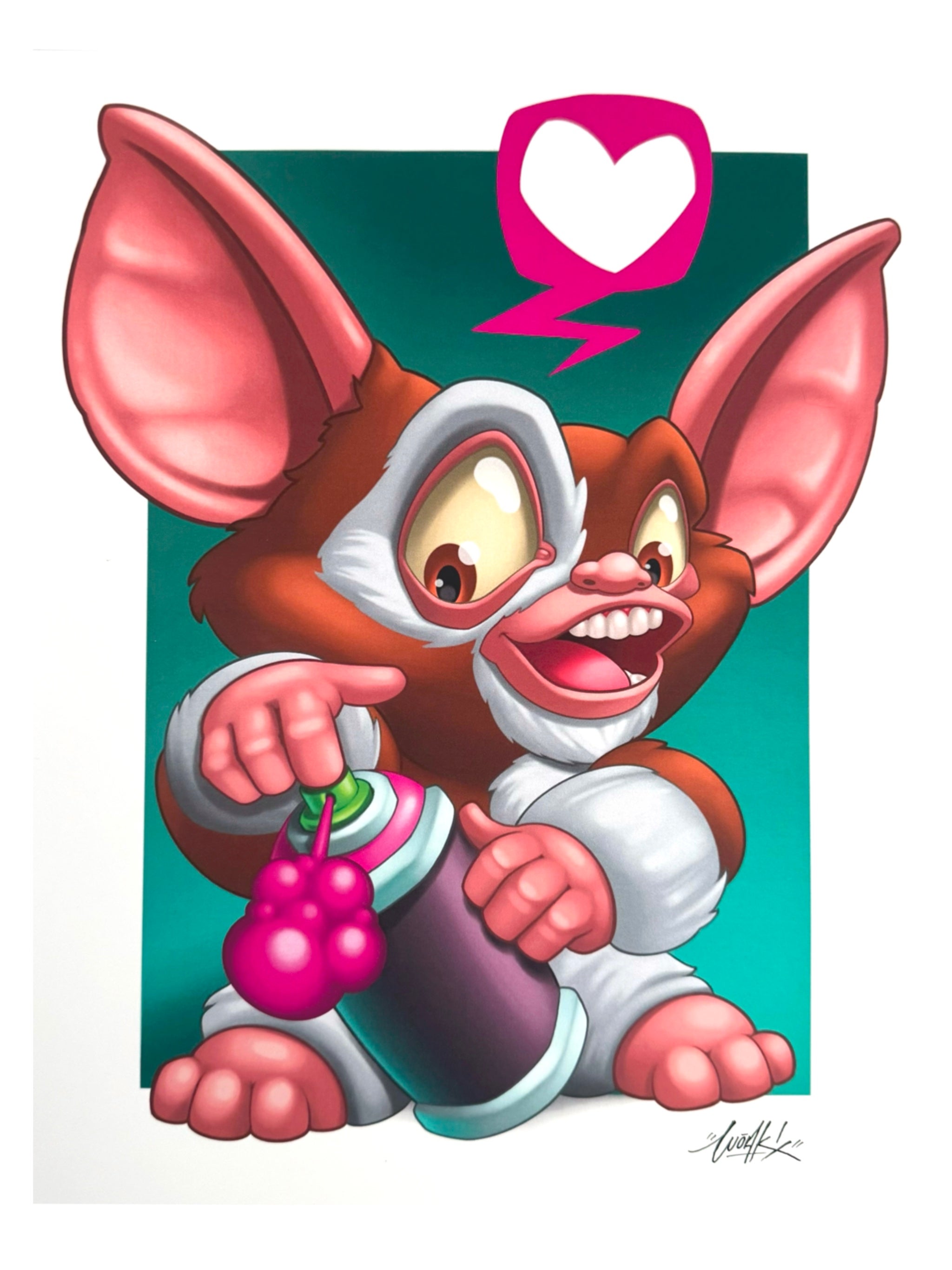 Gizmo Gremlin Print | Art by Kevin Boudreau