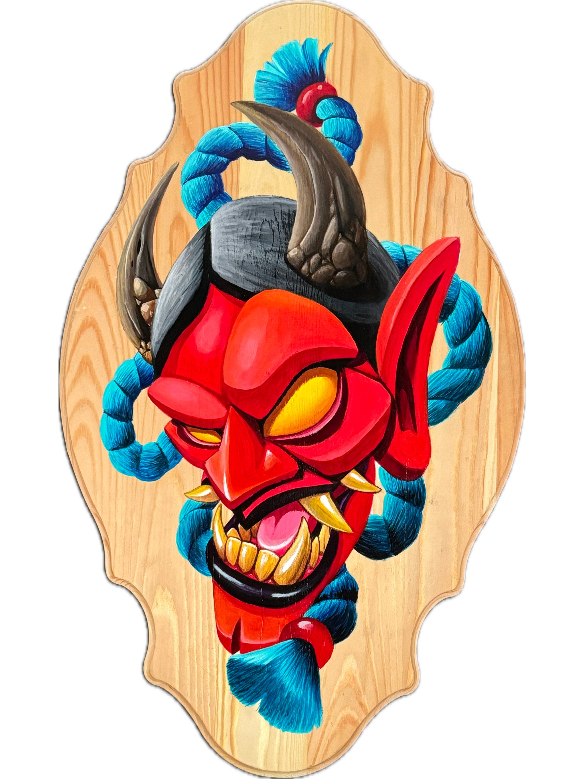 Hannya Painting | Art by Kevin Boudreau